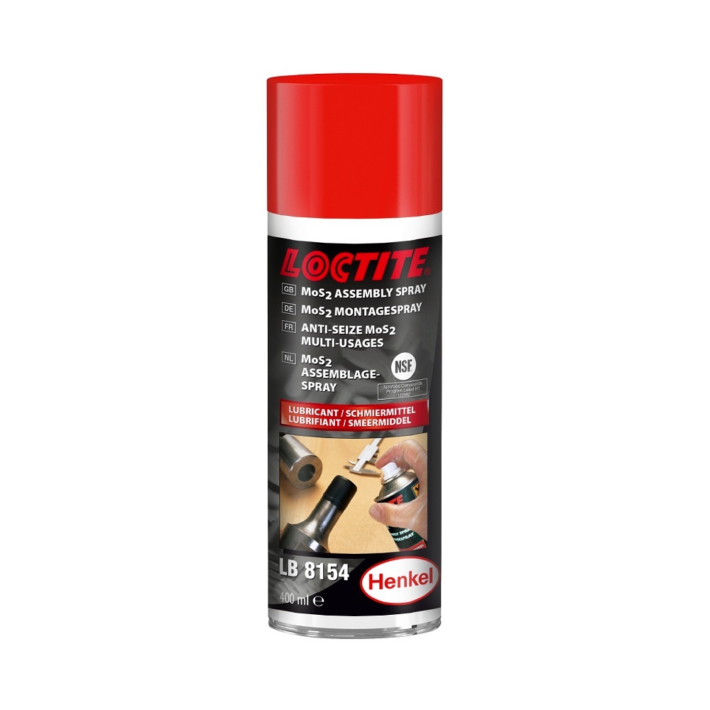 Паста молибденовая для сборочных работ, спрей LOCTITE LB 8154 400ML